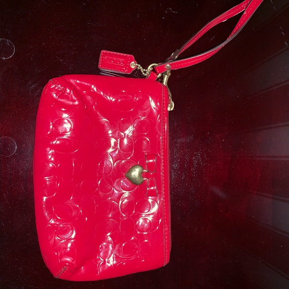 Coach | Bags | Coach Red Clutchmini Bag | Poshmark